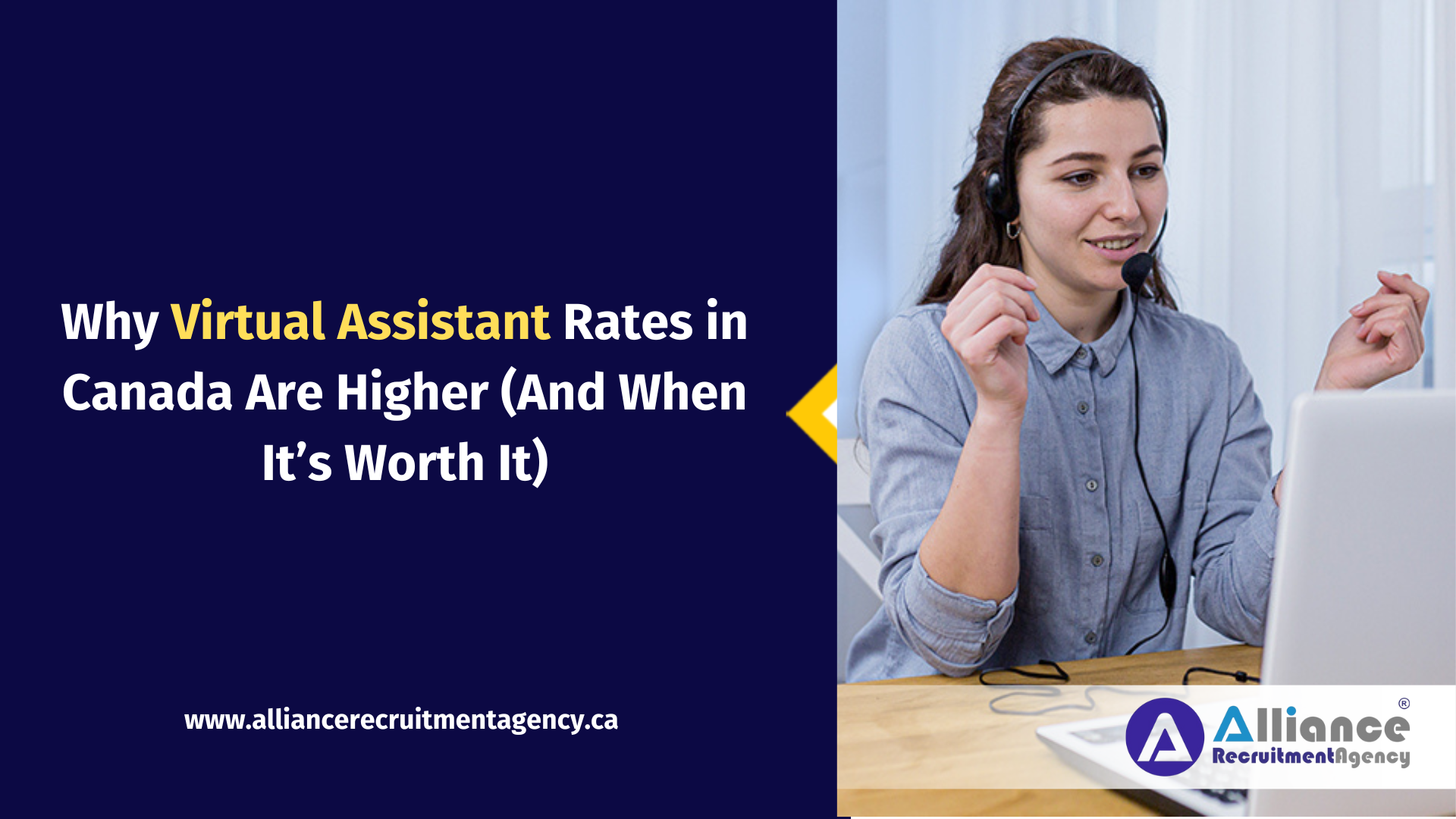 Why Virtual Assistant Rates in Canada Are Higher | Alliance